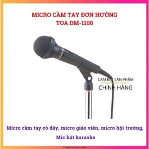 Micro điện động cầm tay TOA DM-1100 - Hàng Chính Hãng TOA