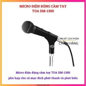 Micro đơn hướng TOA DM-1300 - Hàng Chính Hãng TOA